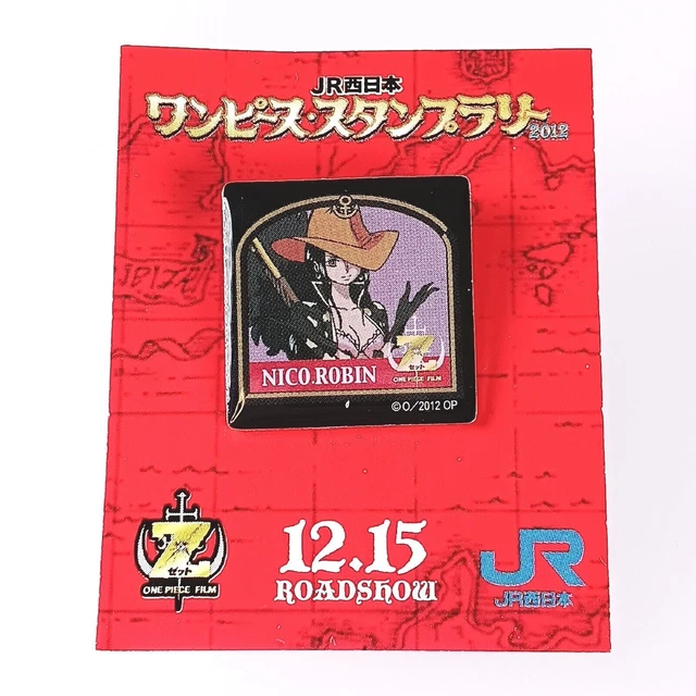 NICO ROBIN ONE Piece JR Railroad Stamp Rally 2012 Spilla dal Giappone F ...