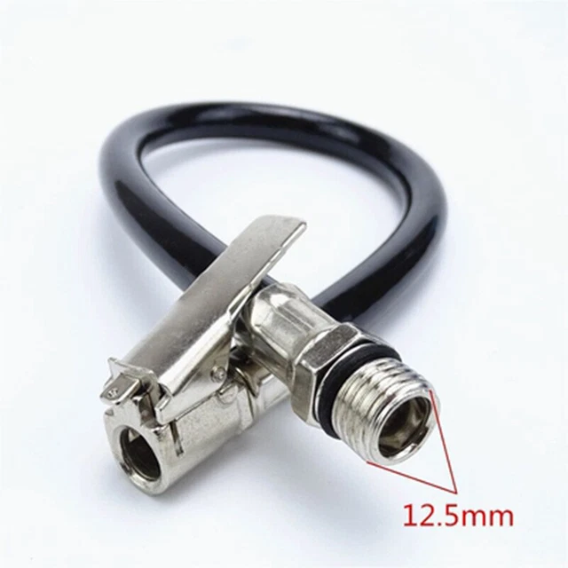 CAR AIR RUBBER Hose Lock On Clip Chuck Tire Inflator Self-Locking Tube ...