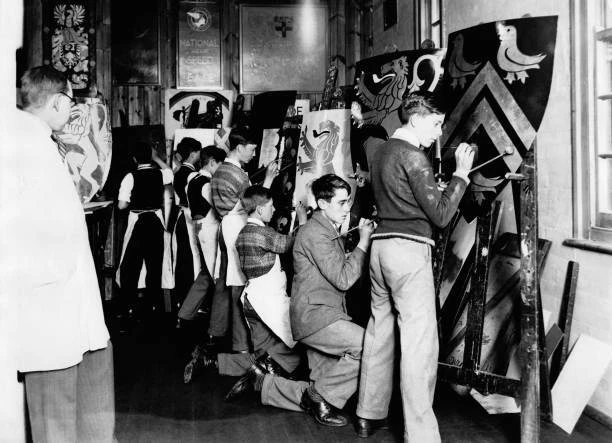 STUDENTS FORT PITT Technical High School paint shields for city's - Old ...