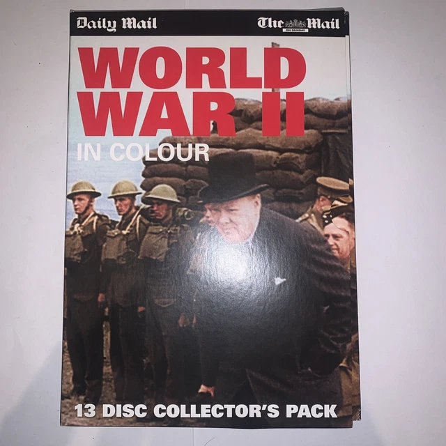 DAILY MAIL - World War II In Colour - 13 Disc DVD Set, Promo. £9.59 ...
