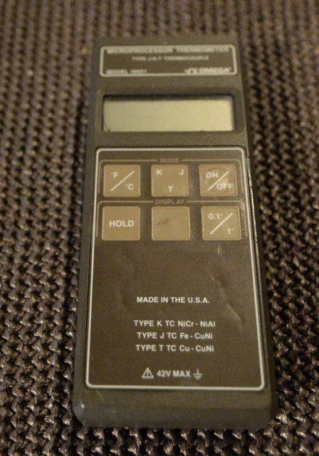 OMEGA MICROPROCESSOR DIGITAL Thermometer model HH21 $25.00 - PicClick CA