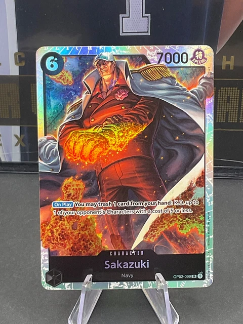 ONE PIECE TCG Sakazuki OP02-099 SR Paramount War £0.75 - PicClick UK