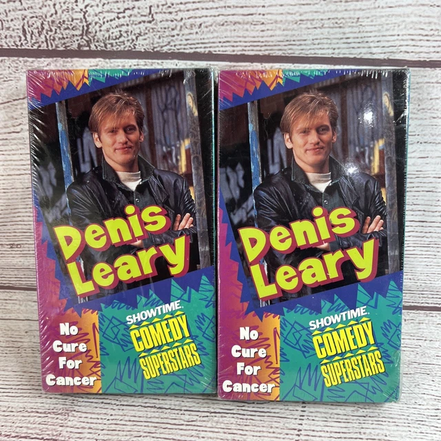 2 NEW SHOWTIME Comedy Superstars Denis Leary No Cure for Cancer VHS ...