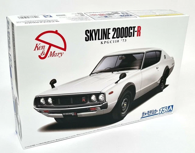 AOSHIMA 1/24 - Nissan Skyline 2000GT-R KPGC110 1973 Kenmary Scale Model ...