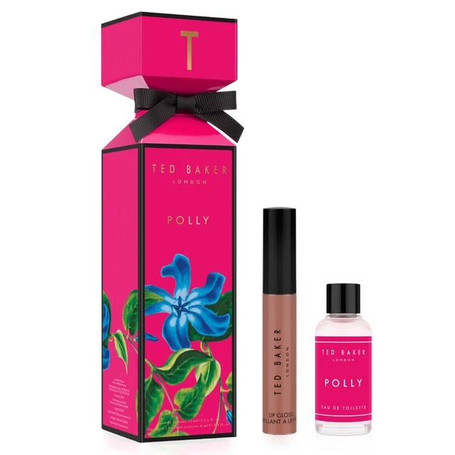 TED BAKER POLLY Christmas Cracker Gift Set Eau de Toilette 15ml & Lip ...
