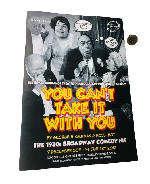 THEATRE PROGRAMME YOU Cant Take it With You 2011-12 Manchester Vintage ...