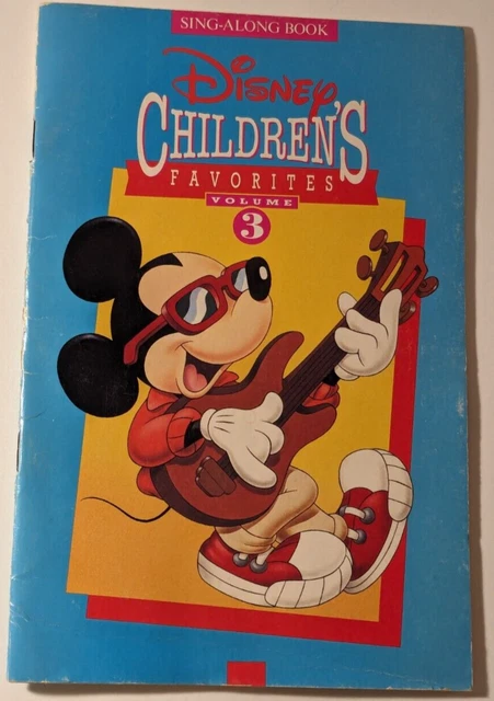 DISNEY CHILDREN'S SINGALONG Book Favorites Volume 3 $15.00 - PicClick