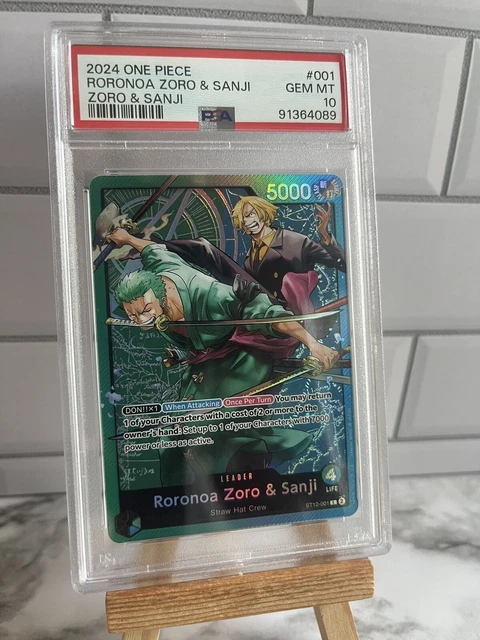 RORONOA ZORO AND Sanji ST12-001 L One Piece - PSA 10 GEM MT £40.66 - PicClick UK