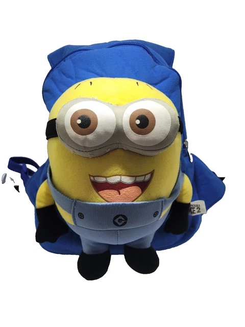 MINIONS BACKPACK DAVE Minion Despicable Me Plush Minion Backpack Soft ... MINIONS BACKPACK DAVE Minion Despicable Me Plush Minion Backpack Soft ...