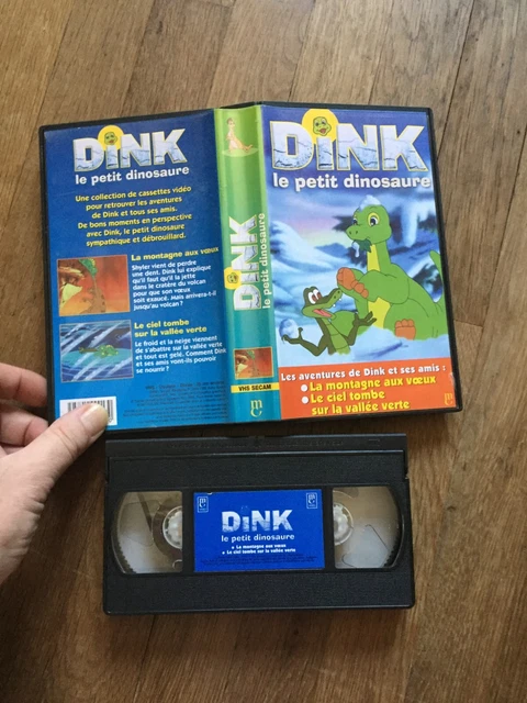 CASSETTE VIDEO VHS DESSIN ANIME DINK LE PETIT DINOSAURE montagne aux ...