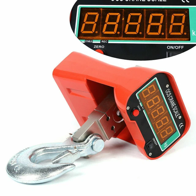 3000KG/6600LBS DIGITAL HANGING Scale Industrial Crane Scale with Remote ...