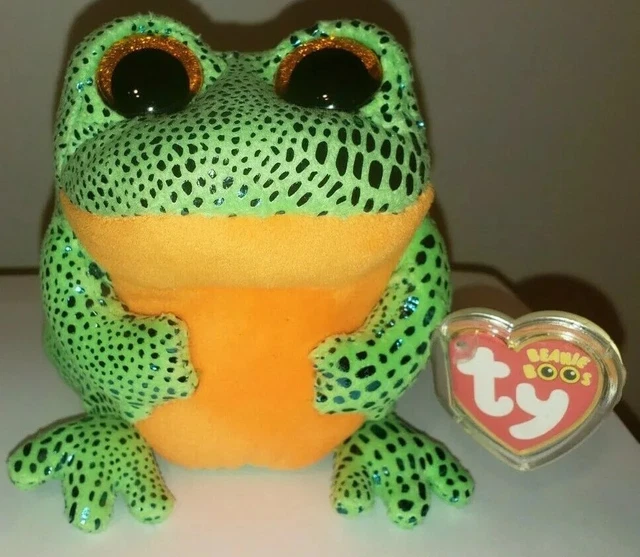 TY BEANIE BOOS - SMITTEN the Pink Frog (6 Inch) NEW - MINT with MINT ...