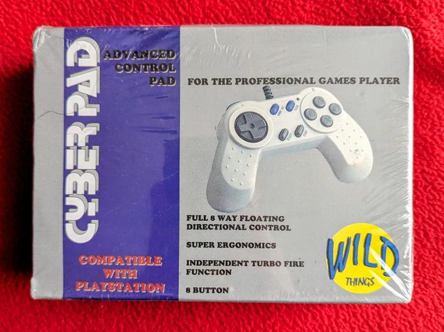 PLAYSTATION ONE /PS1 - Cyberpad B By Wild Things / Controller / Pad £12 ...