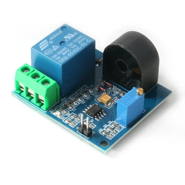 AC CURRENT DETECTION Sensor Module 5V Relay Overcurrent Protection $5. ...