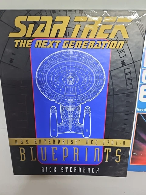 STAR TREK NEXT Generation USS Enterprise NCC-1701-D Blueprints. And ...