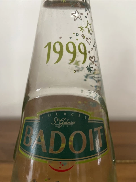 ANCIENNE BOUTEILLE PUBLICITAIRE Badoit 1999 No Perrier Ricard Bar Café ...