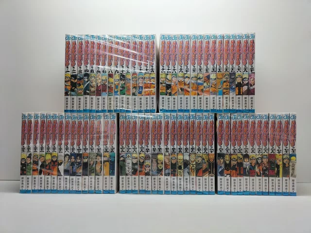 NARUTO MANGA COMIC Book Anime Vol.1-72 Masashi Kishimoto Kodansha ...