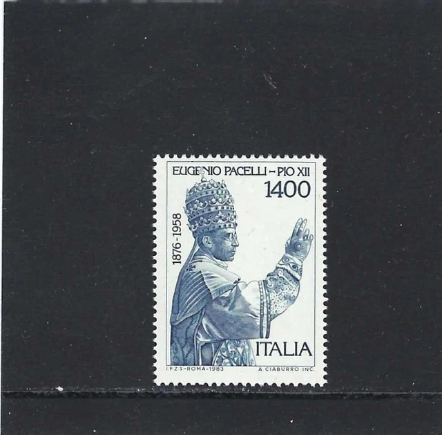 ITALY/ITALY 1983: POPE Pius XII **/MNH; Mi.-No. 1829 £1.18 - PicClick UK