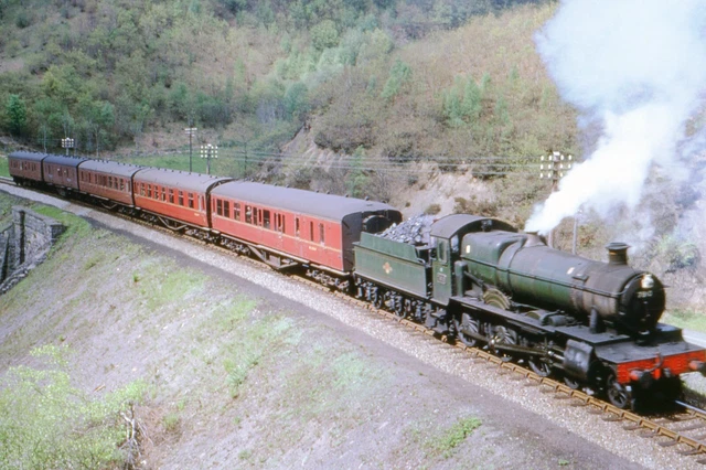 TRANSPORT RAILWAY COLOUR Rail Slide 7800 Talerddig 1962 £1.73 - PicClick UK