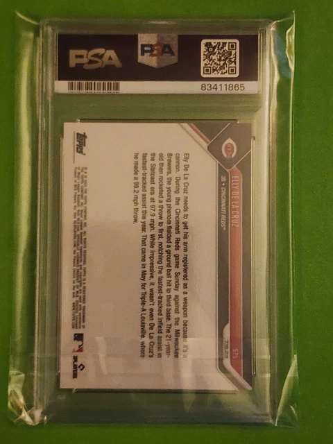 2023 TOPPS NOW - Call-Up #575 Elly De La Cruz (RC) PSA 10 $29.07 ...