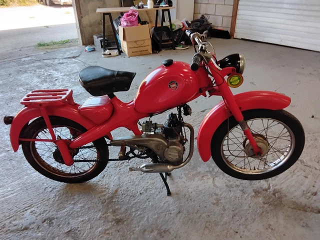 CLASSIC/VINTAGE/OLD/BARN FIND MOPED Motom 48Cc 4 Stroke 3 Speed 1962 £ ...