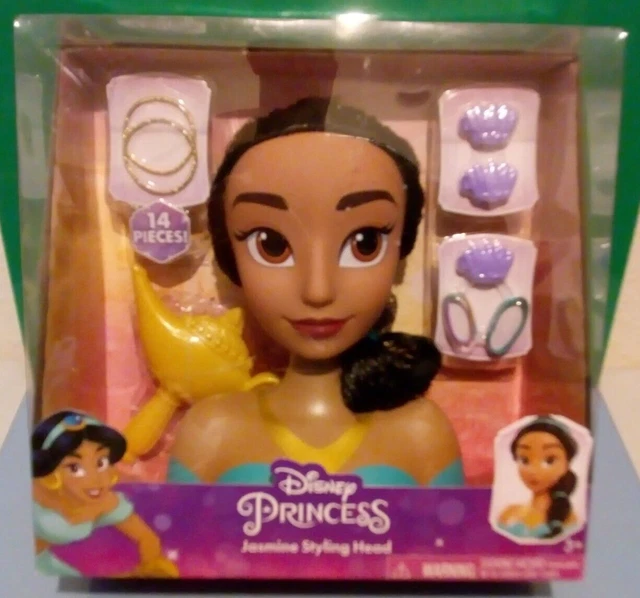 DISNEY PRINCESS JASMINE Styling Head Age 3+ New Unopened Gift Xmas £20. ... DISNEY PRINCESS JASMINE Styling Head Age 3+ New Unopened Gift Xmas £20. ...