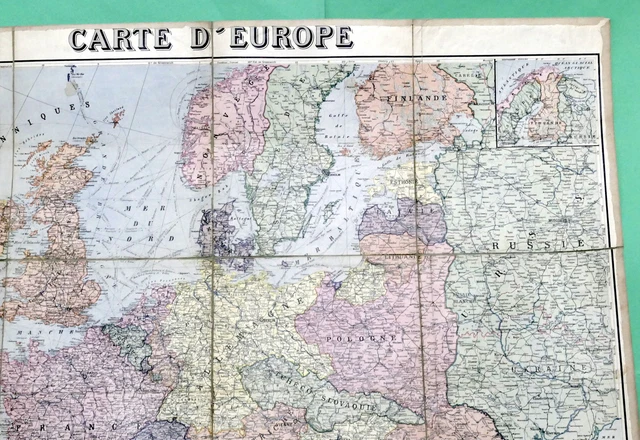 MAP OF EUROPE - Maps of Europe - 1920s £92.26 - PicClick UK