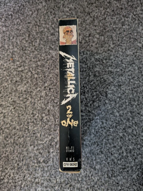 METALLICA 2 OF One Vhs Pal 1989 Metal Video Pushead Art The One Videos ...
