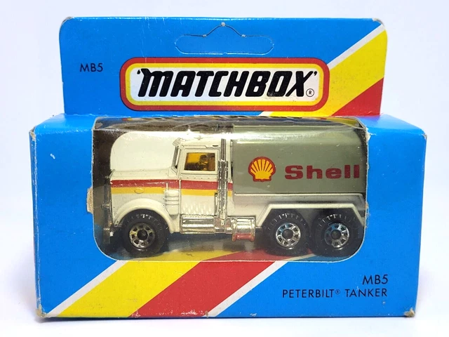 MATCHBOX MB 5 - Peterbilt Tanker - Shell - 1981 Made in Macau ...