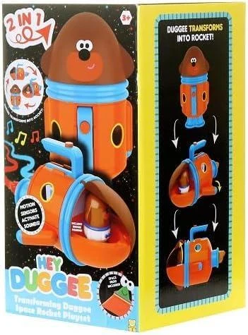 NEW HEY DUGGEE Transforming Duggee Space Rocket Playset £32.89 ...