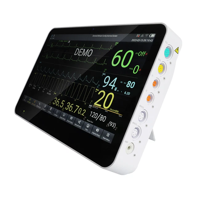 CMS8500 PAZIENTE ICU 6 parametri 14" Segnali vitali LCD a colori touch monitor EUR 799,00 ...