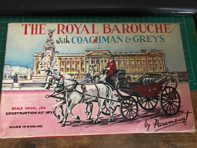 VINTAGE PARAMOUNT MODEL Kit - The Royal Barouche (complete - very rare ...