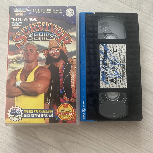 WWF SIGNED PAUL BEARER & MR PERFECT - Survivor Series 6th Annual VHS ...