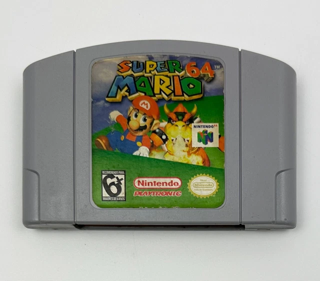 SUPER MARIO 64 (Nintendo 64, 1996) Playtronic Brazil Version RARE ...