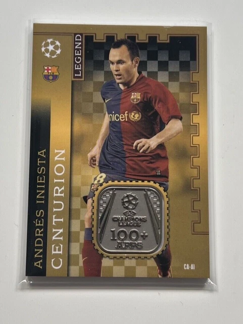 MATCH ATTAX 2023/24 23/24 Andres Iniesta Centurion Relic Card - Rare ...