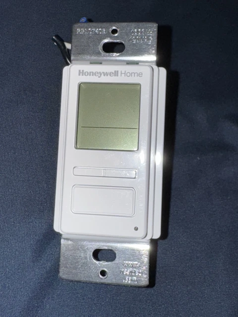 HONEYWELL HOME ECONOSWITCH 7-Day Programmable Light Switch Timer, White ...