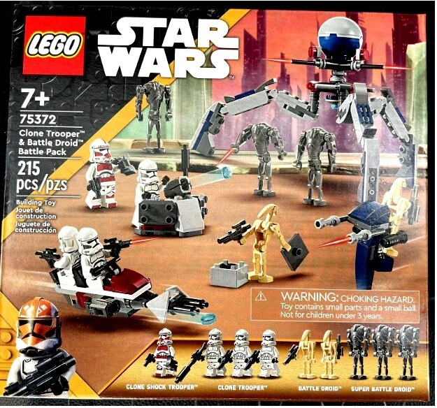 LEGO STAR WARS Clone Trooper & Battle Droid Battle Pack 75372 NEW £20.00 - PicClick UK