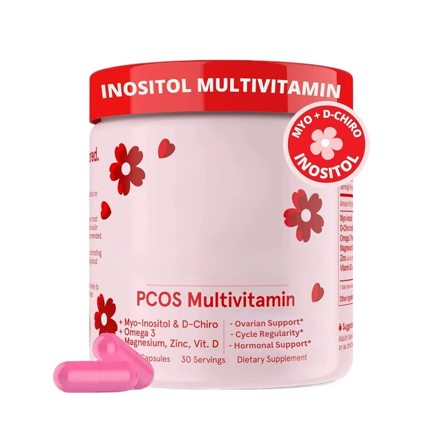 INOSITOL MULTIVITAMIN CAPSULES W/ Omega Peach Perfect 101g For Health ...