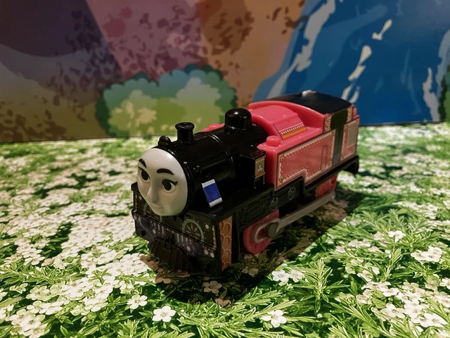 TRACKMASTER HYPER GLOW ASHIMA Thomas & Friends Motorised Battery Train ...