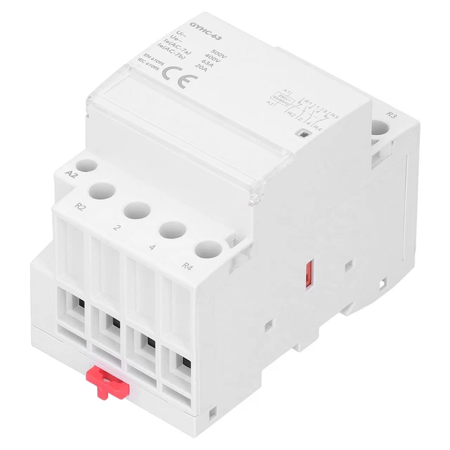 MODULAR CONTACTOR SAFE Practical 4P Modular Contactor Small Size £23.17 ...