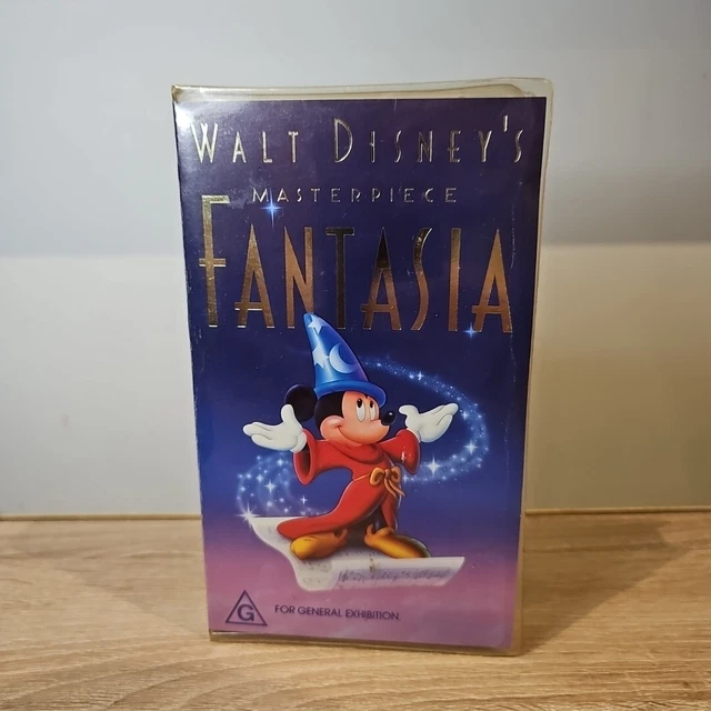 WALT DISNEY'S MASTERPIECE Fantasia VHS $15.00 - PicClick AU