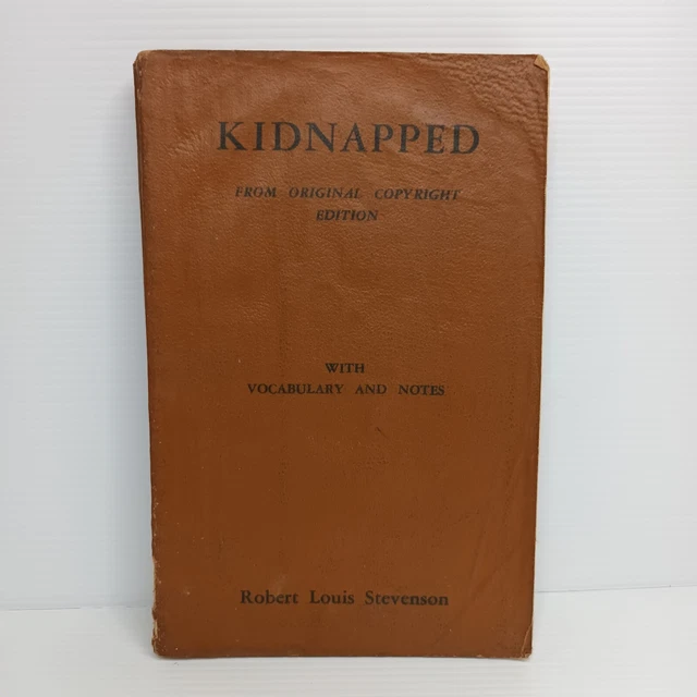KIDNAPPED BY ROBERT Louis Stevenson. Vintage, 1947 Australian edition ...