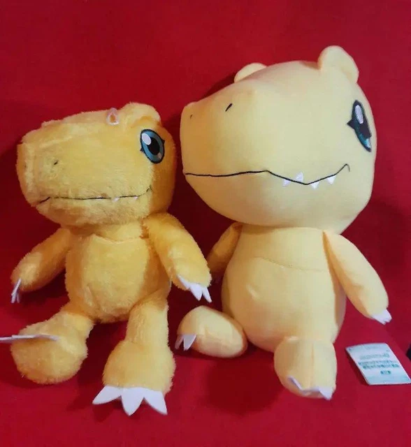 DIGIMON BIG PELUCHE Poupée Agumon Amusement Prize Rare Lot de 2 s0990 ...
