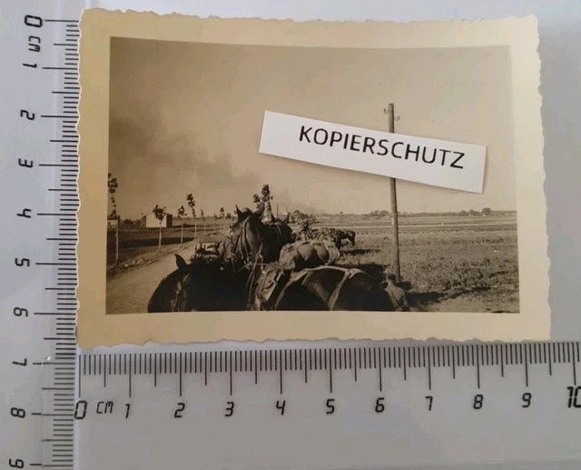 ORIGINAL FOTO SOLDATEN Stellung Rast in Garbow Lodsch Lodz Polen EUR 2 ...