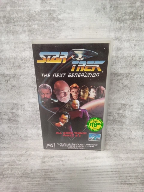 STAR TREK NEXT Generation All Good Things (sealed) VHS Movie Video ...
