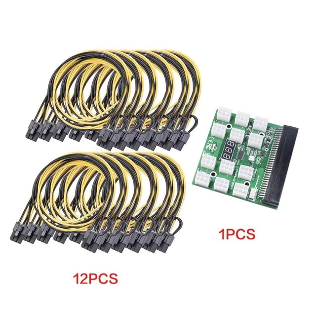GPU PSU POWER Module Server Card Conversion Breakout Board 6Pin to 8Pin ...