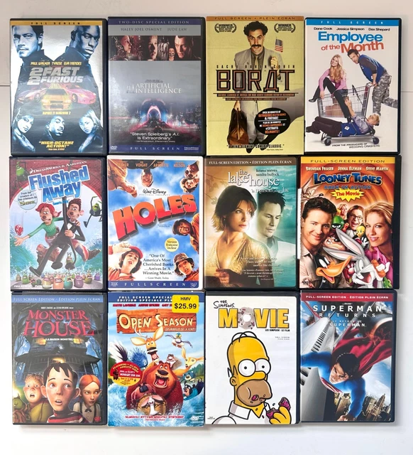 MOVIES ON DVD Full Screen- $6 Each - Like New $6.00 - PicClick CA