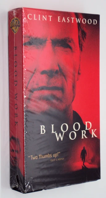 BLOOD WORK VHS Clint Eastwood Solves Heart Transplant's Murder Mystery ...