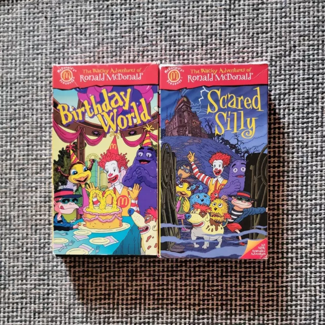 Lot Vhs The Wacky Adventures Of Ronald Mcdonald Eur 28 07 Picclick Fr