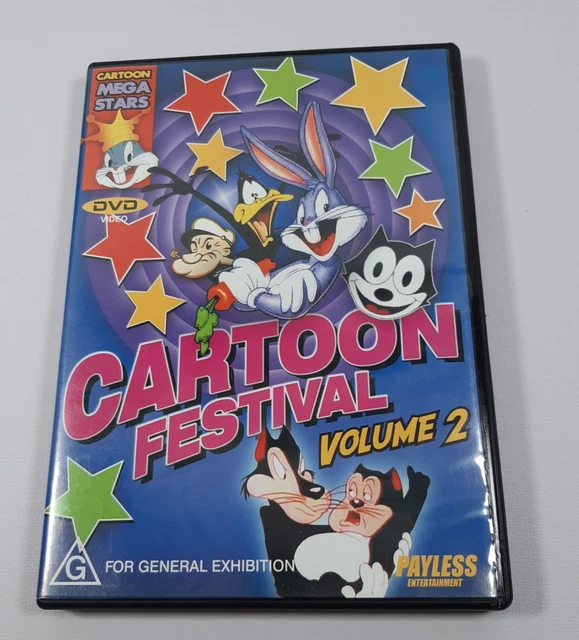 CARTOON FESTIVAL VOLUME 2 Megastars PAL Movie DVD R4 VGC $4.95 ...